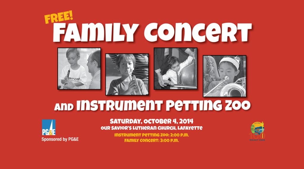 Family Concert & Instrument Petting Zoo | Diablo Symphony Orchestra