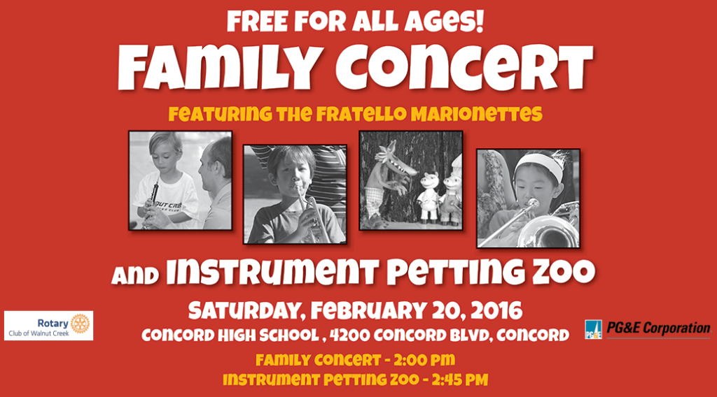 Family Concert & Instrument Petting Zoo | Diablo Symphony Orchestra