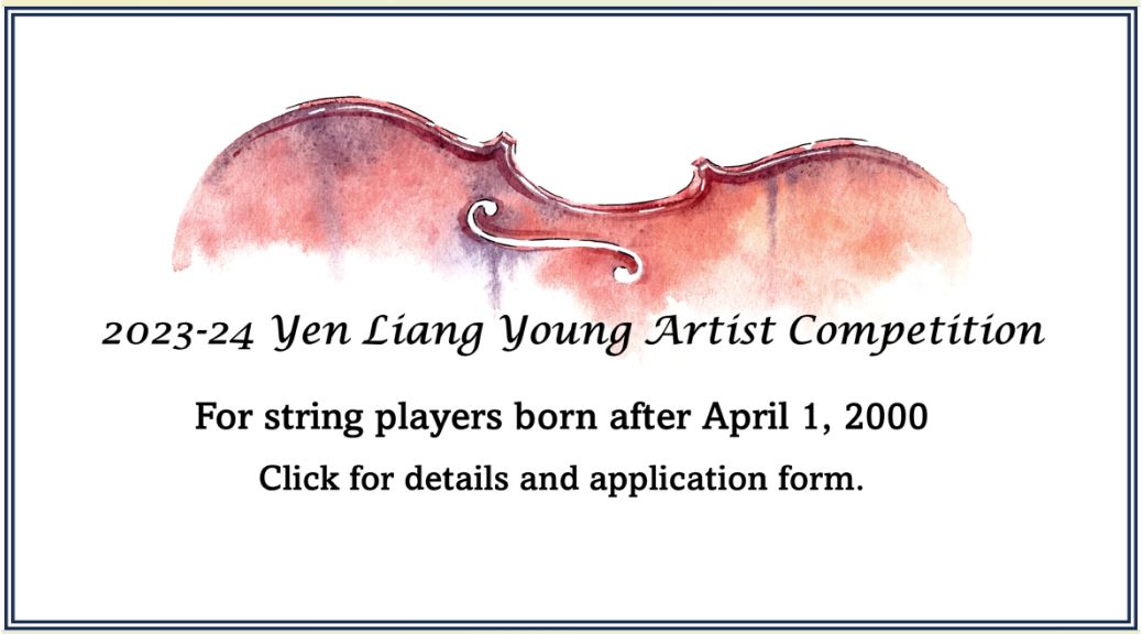 2023-24 Yen Liang Young Artist Competition | Diablo Symphony Orchestra